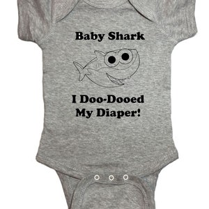 Baby Shark i Doo-dooed My Diaper Bodysuit Onesie - Etsy