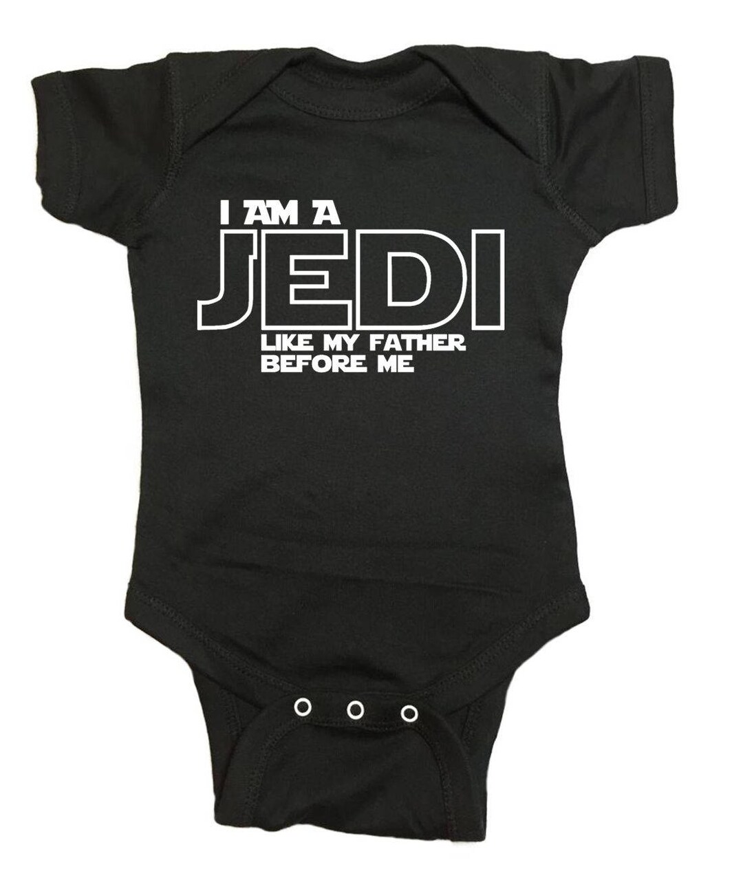 Star Wars Baby "jedi Like My Father" Bodysuit Baby Clothes - Etsy