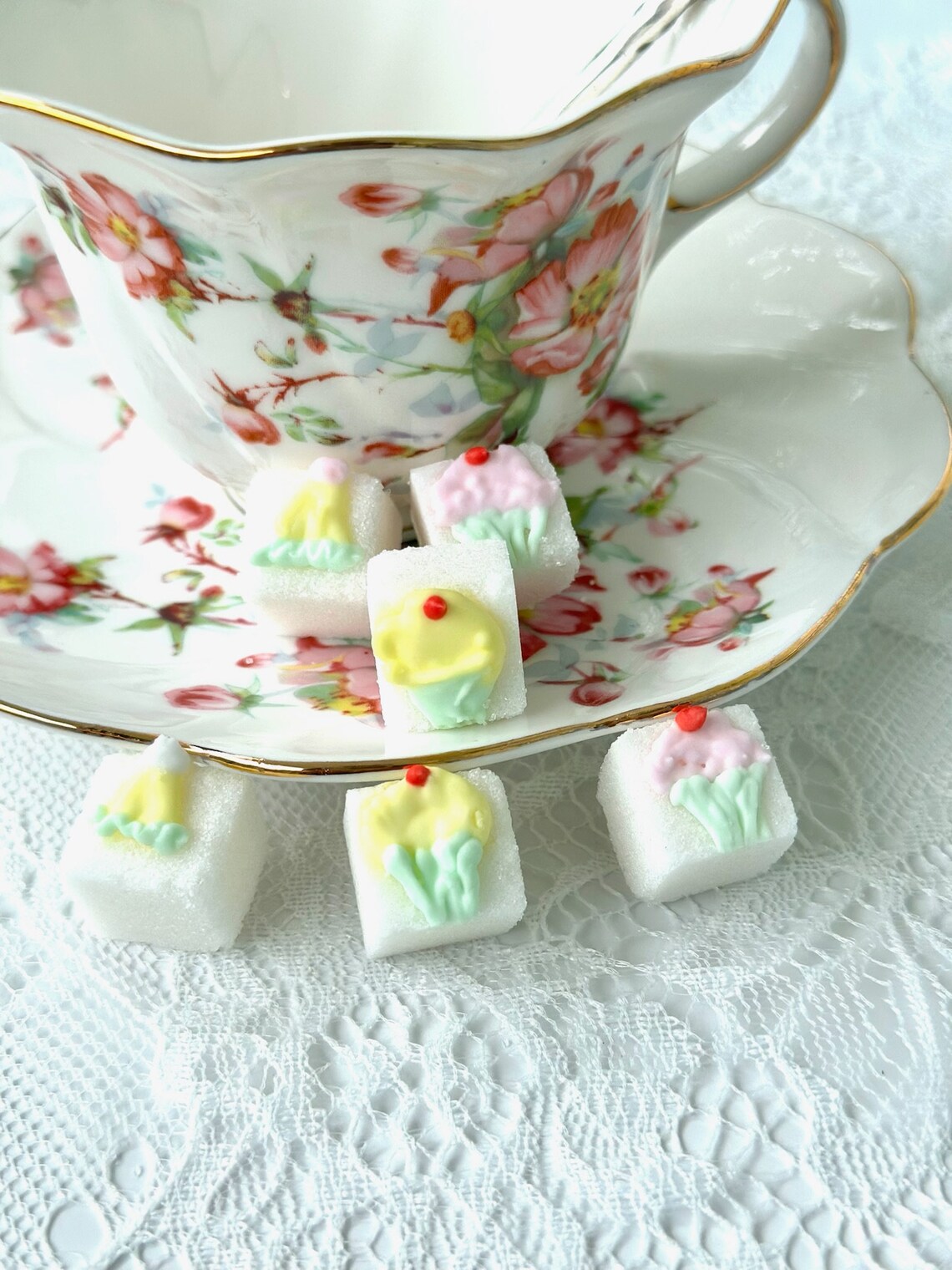 Tea Time Birthday Sugar Cubes - Etsy