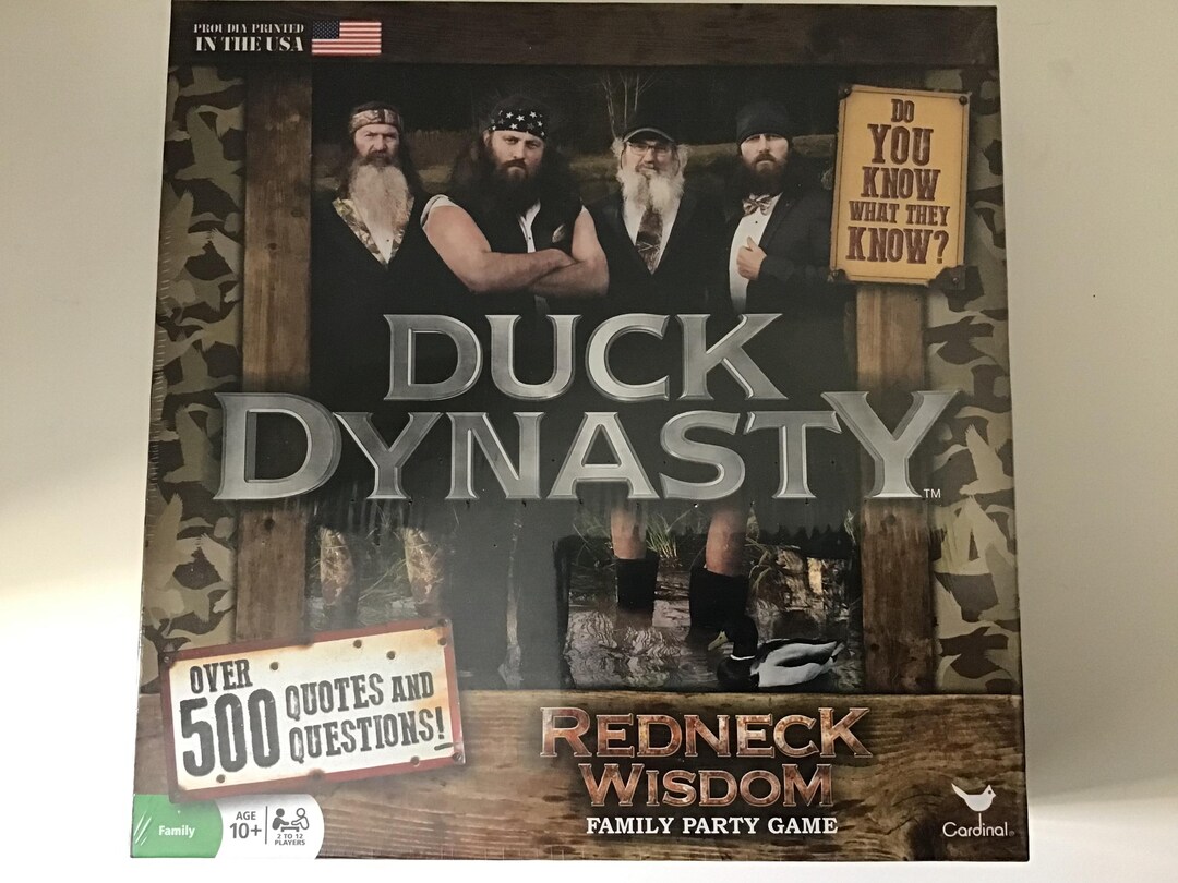 Duck Dynasty Redneck Wisdom Family Board Game - Etsy