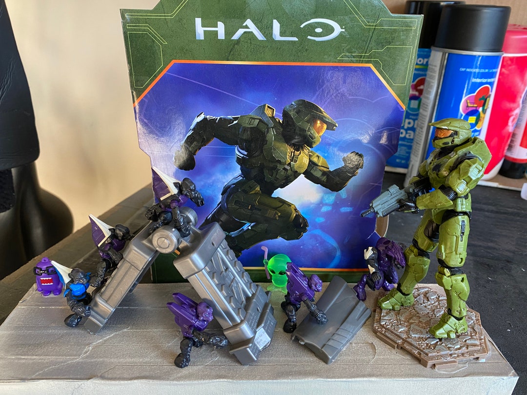 Halo Master Chief Versus Aliens Playset - Etsy