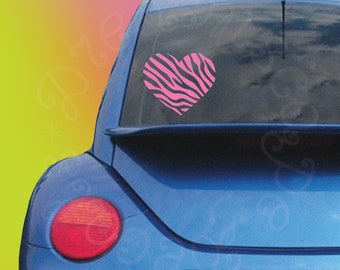 Zebra Print Sticker - Etsy