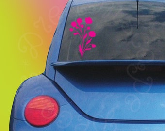 Carnation Car Decal - Etsy