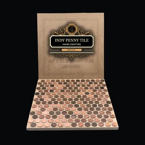 Tile Sheets of US Copper Pennies. Penny Floor and Backsplash Tiles (12 ...
