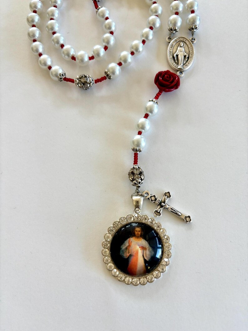 Divine Mercy Chaplet & Rosary - Etsy