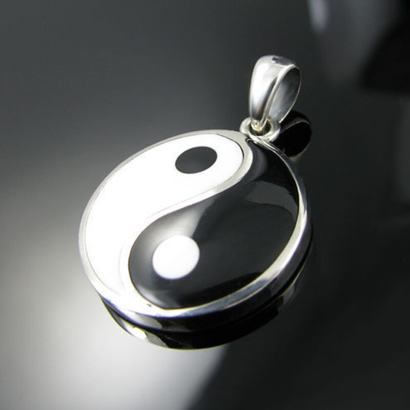 Yin Yang Pendant - Etsy