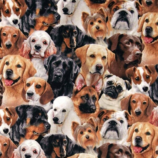 Dog Breed Fabric - Etsy