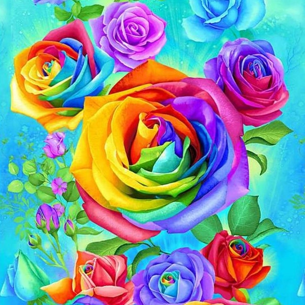 Fabric Rose Panels - Etsy