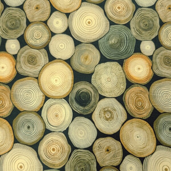 Wood Log Fabric - Etsy
