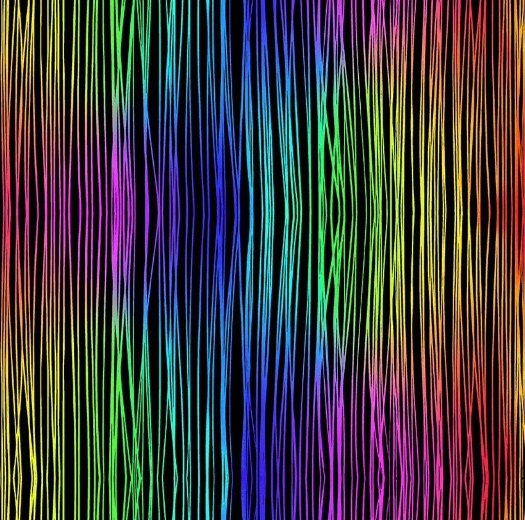 Prism by Chong A Hwang for Timeless Treasures Rainbow Prisma Color ...