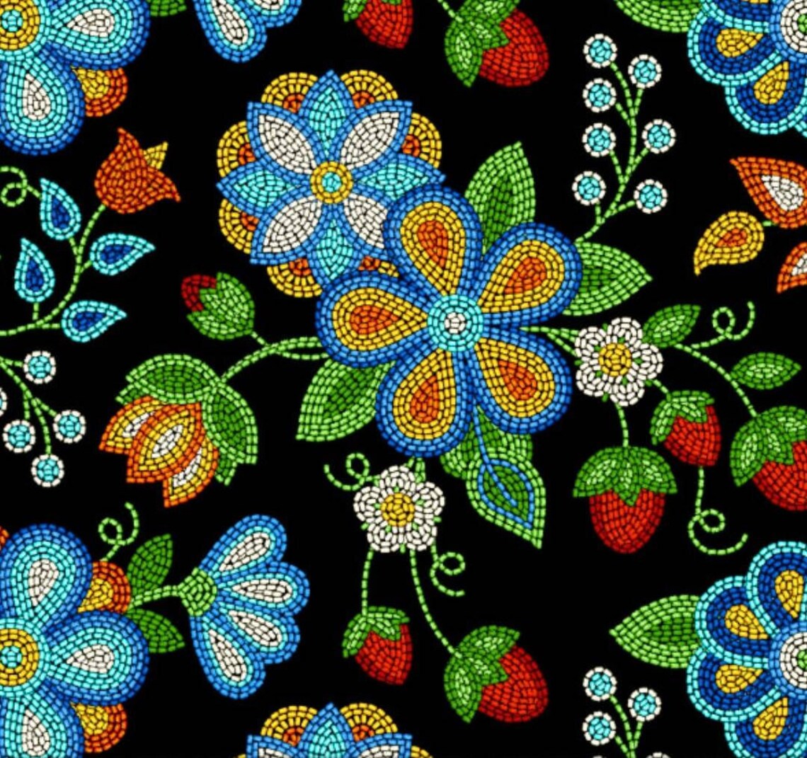 Elizabeth Studio Tucson Strawberry and Flowers Cotton Quilt - Etsy