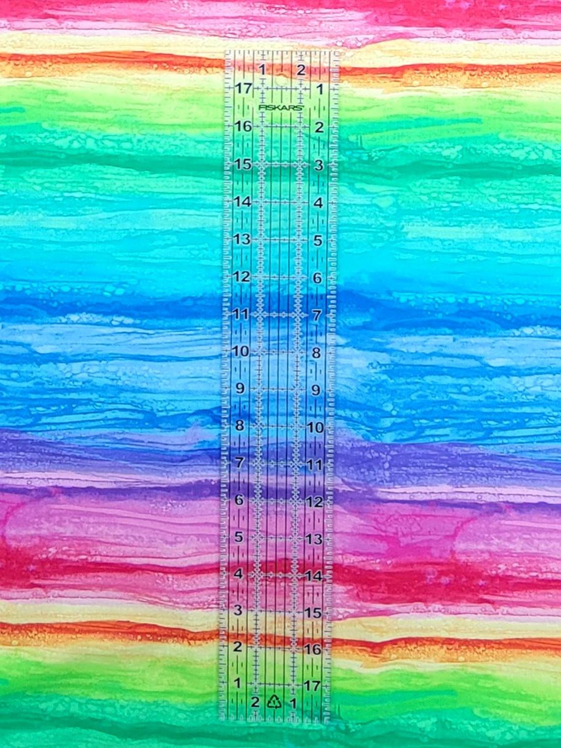 Day Dreaming by Chong A Hwang for Timeless Treasures Rainbow Stripe ...