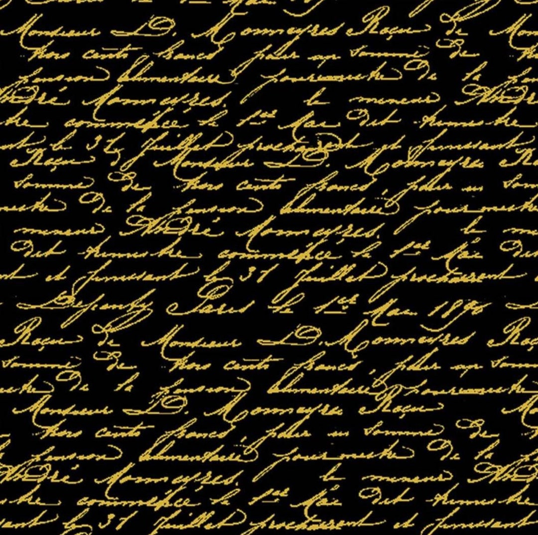 Gilded Rose by Chong A Hwang for Timeless Treasures Small Metallic Gold ...