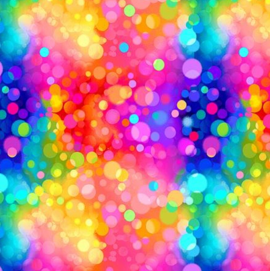 Timeless Treasures Jazz Fusion by Chong A Hwang Rainbow Watercolor ...