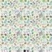 Clothworks Imagine White Terrarium, Plant, Acorn, and Mushroom Cotton ...