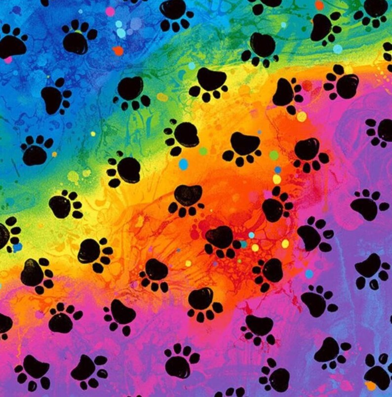 Meowza by Chong A Hwang for Timeless Treasures Multicolor - Etsy