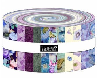 Timeless Treasures Shizuka Jelly Roll Bundle Cotton Quilt Fabric 40, 2 ...