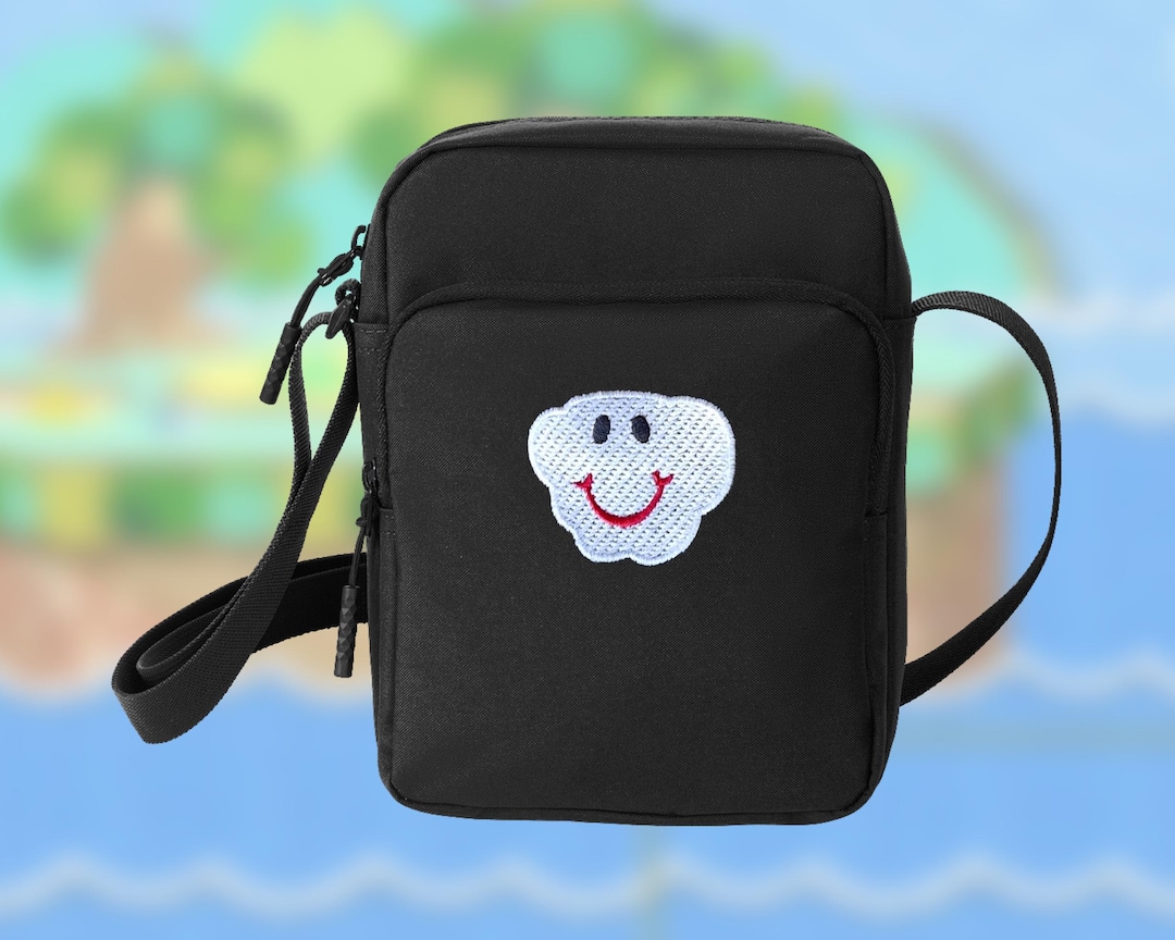 Randall Embroidered Crossbody Bag | Super Smash Bros. Melee | SSBM - Etsy