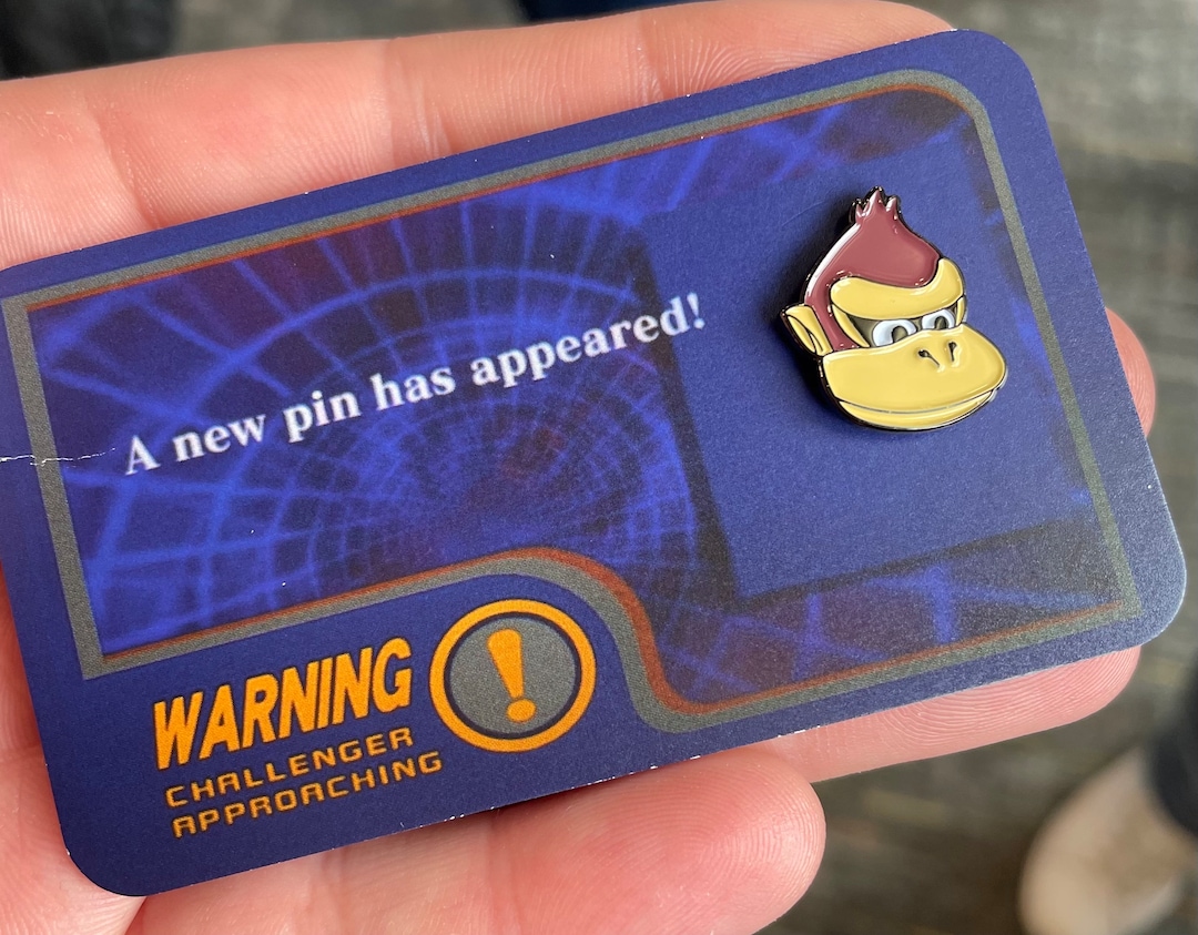 DK Enamel Pin Super Smash Brothers Melee SSBM - Etsy