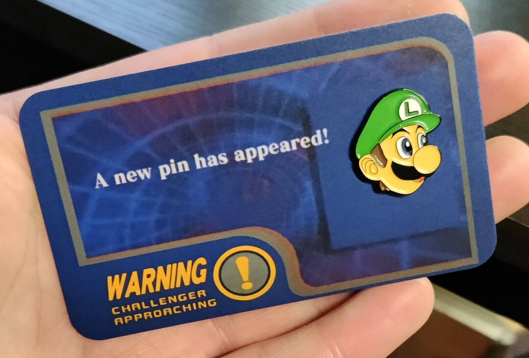 Luigi Enamel Pin | Super Smash Brothers Melee | SSBM - Etsy