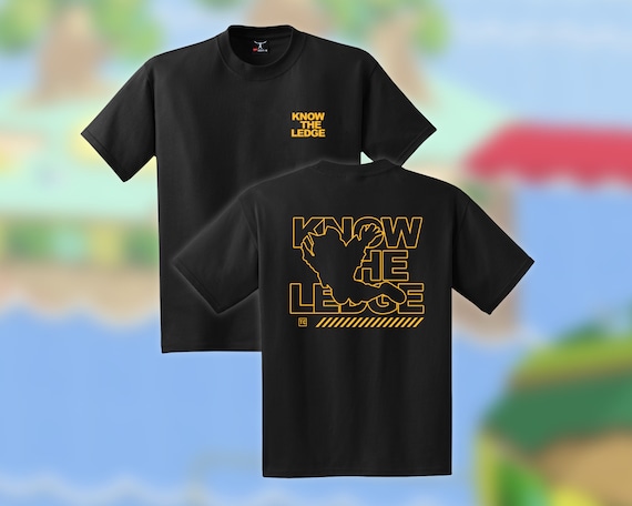 KNOW THE LEDGE T-shirt Ssbm Super Smash Bros Melee - Etsy UK