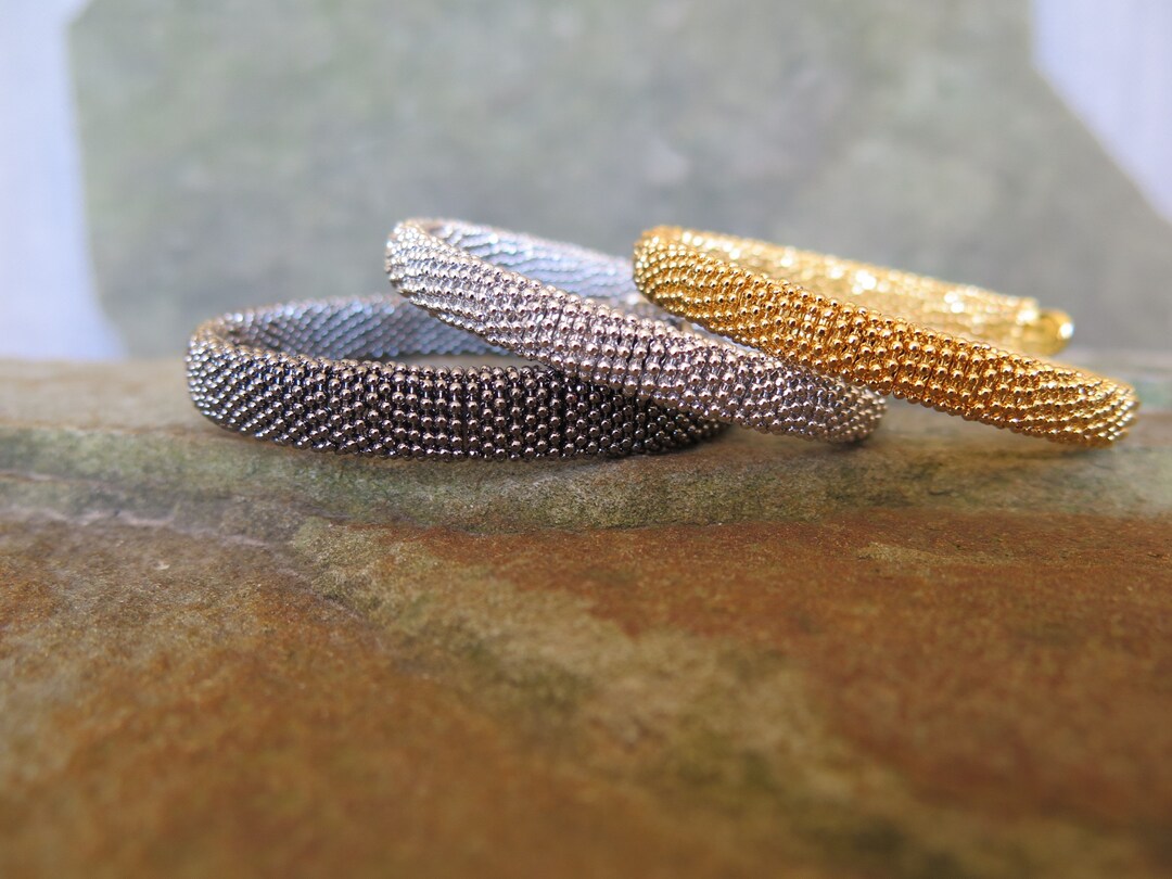 Italian Style Bangle Ball Chain Design - Etsy