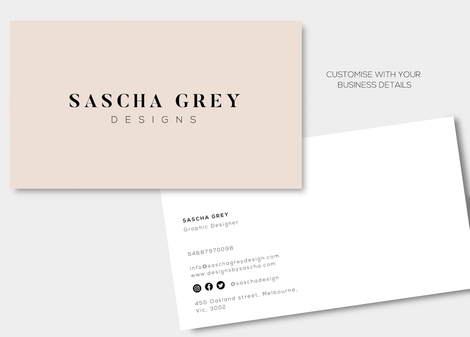 Business Card Design Custom Business Card Business Card Template ...