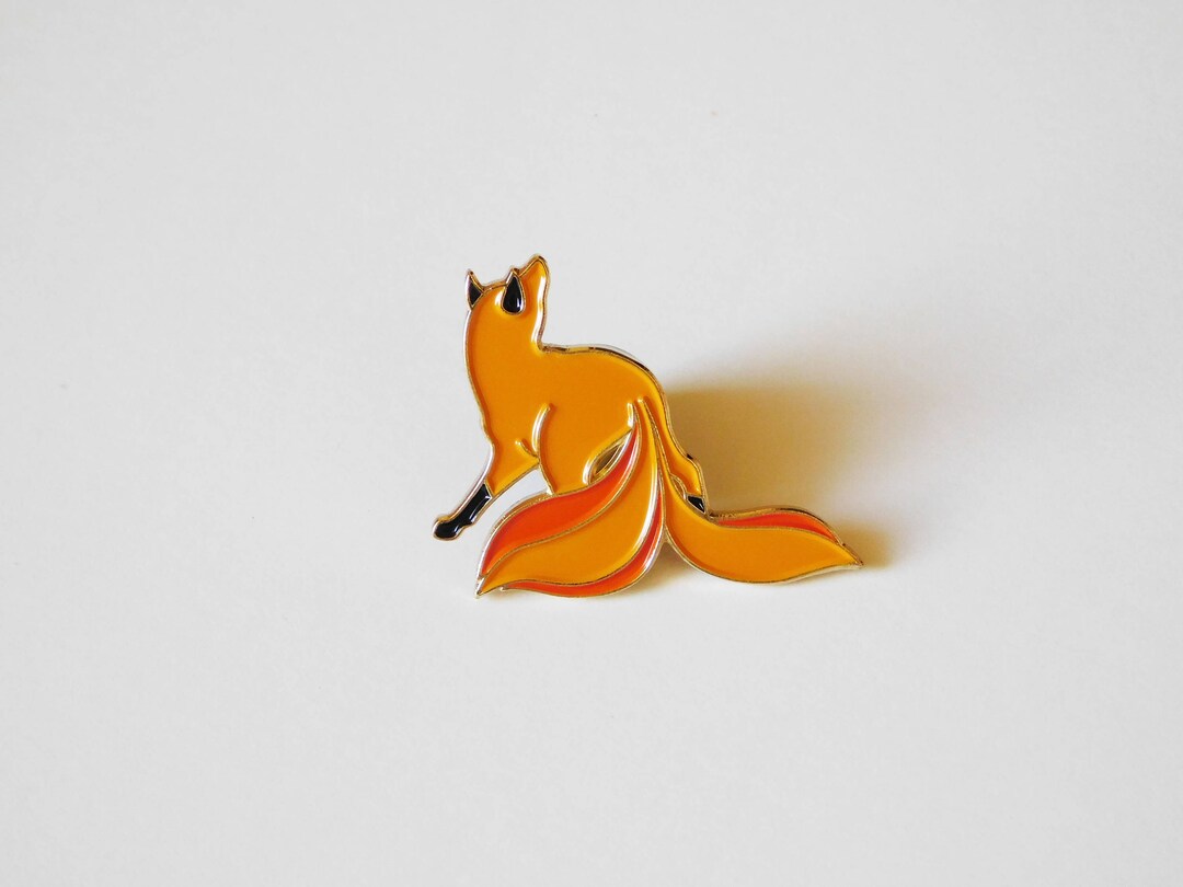Stargazers Fox | Fox Pin | Soft Enamel Pin | Lapel Pin | Animal Pin ...