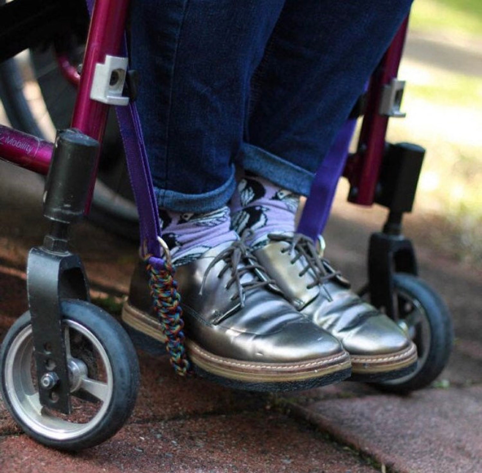 Adjustable Wheelchair Foot Sling (available in Single or Double Width ...