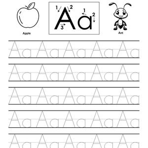 ABC Phonics Tracing: Handwriting Practice Sheets (digital Download) - Etsy