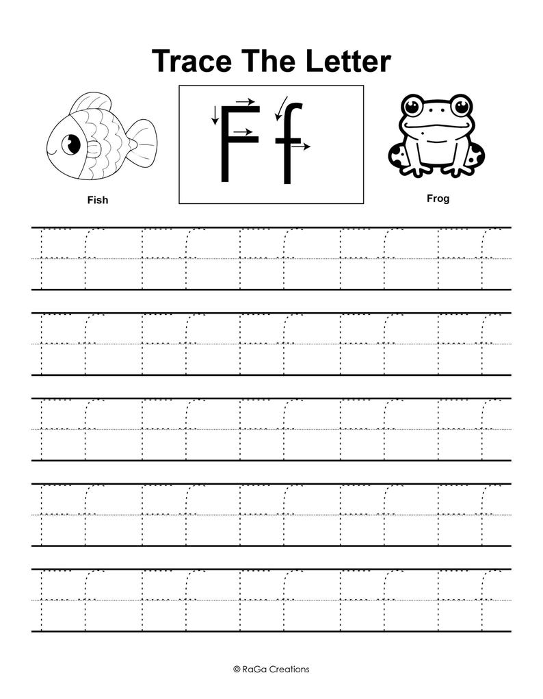 ABC Phonics Tracing: Handwriting Practice Sheets (digital Download) - Etsy