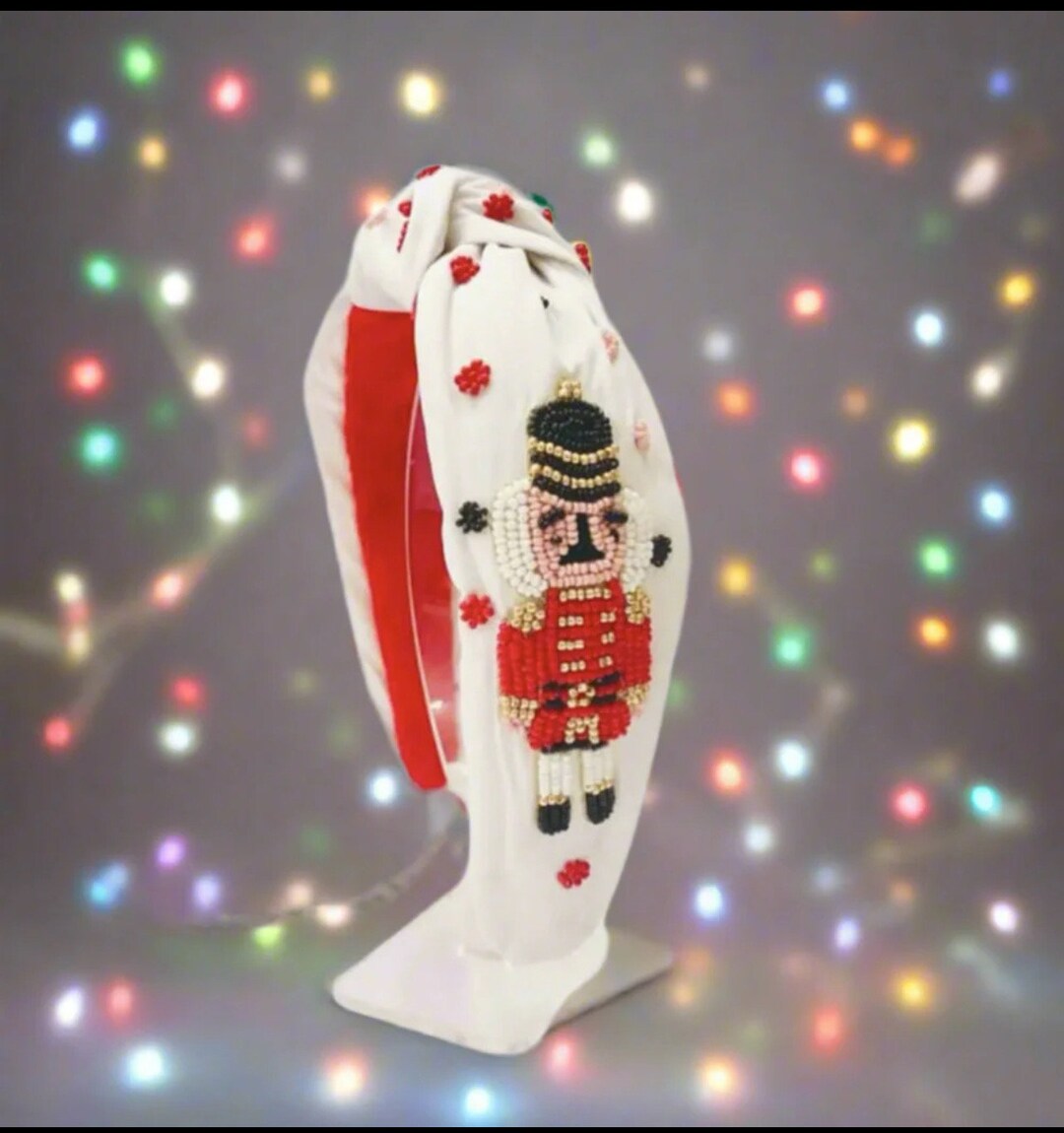 Nutcracker Ballet, Beaded Hand Crafted Top Knot Headband, Perfect Gift ...