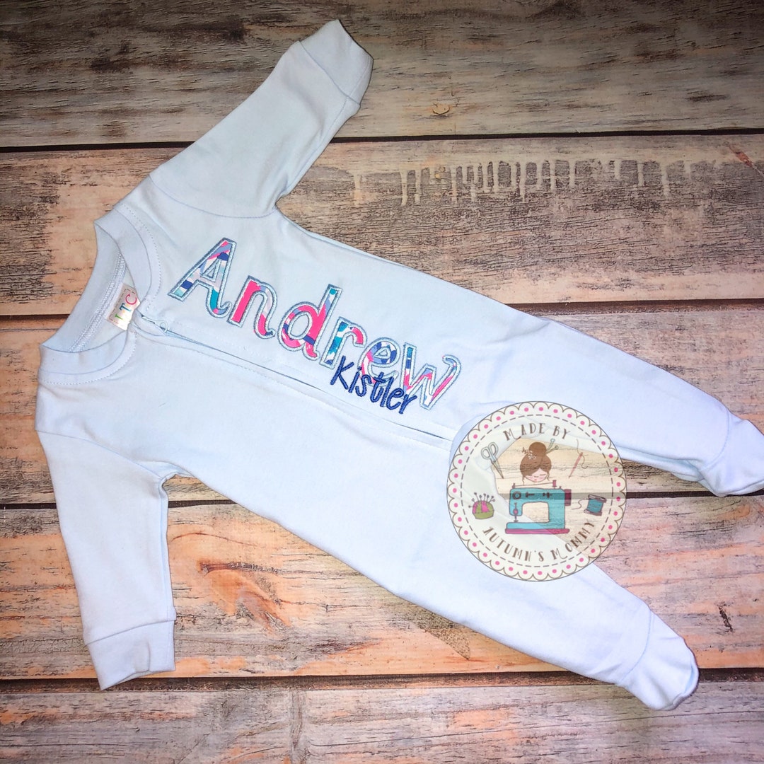 Baby Boy Lilly Footie Sleeper Tropical Preppy Summer Zoo Animals Baby ...