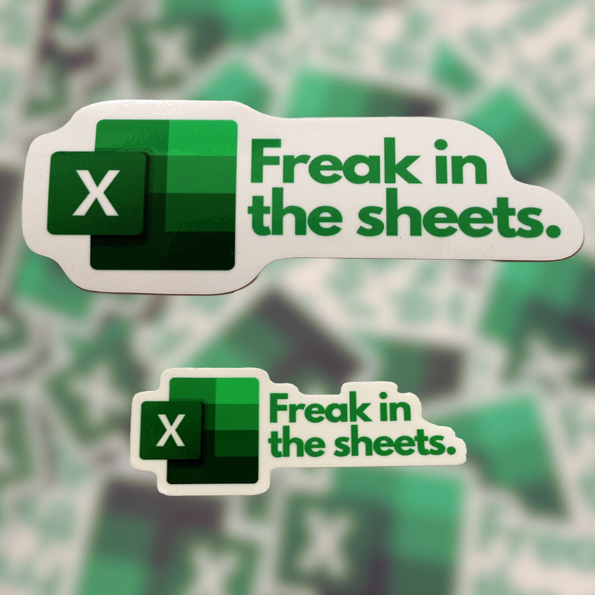 Freak in the Sheets Vinyl Sticker Excel / Data Science / Spreadsheets ...
