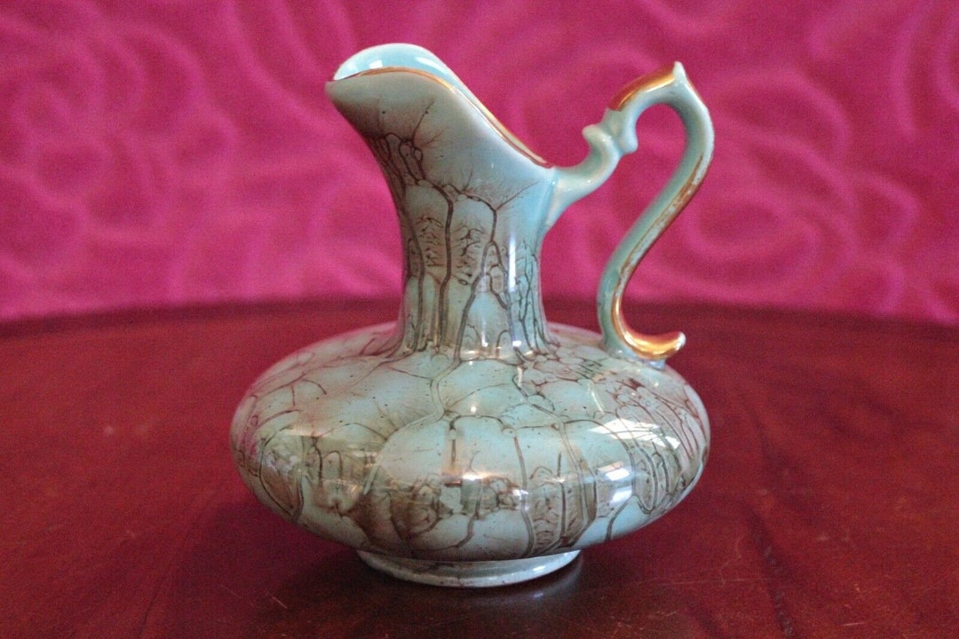 Vintage Small Porcelain Pitcher/vase, Made in Holland - Etsy