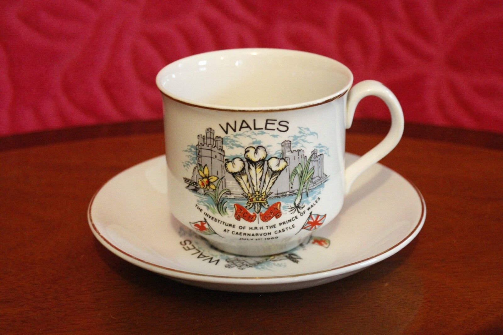 HRH Prince of Wales Investiture 1969 Caernarvon Castle Cup & Saucer - Etsy