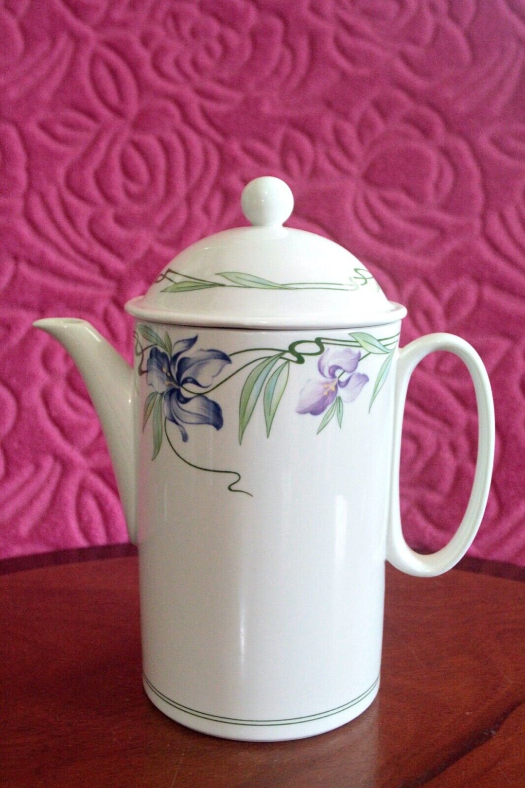 Vintage Villeroy & Boch Porcelain Verona 9” Coffee Pot - Etsy