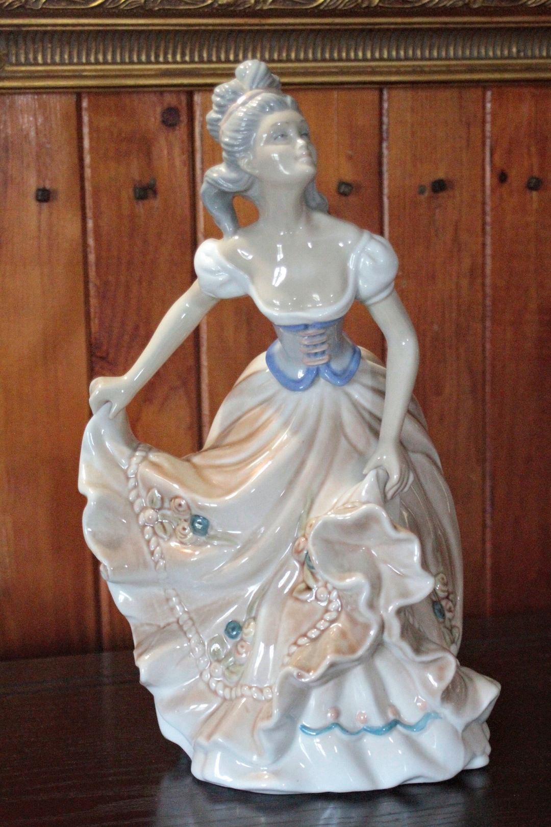 Vintage Large Spanish 'tengra' Porcelain Lady Figurine - Etsy