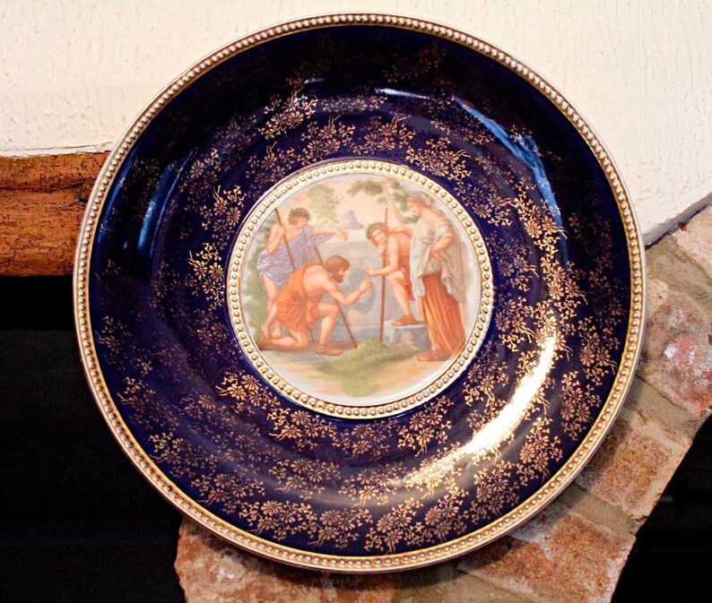 Antique Rare Large Wall Mounted English 'empire Works' 'stoke on Trent ...