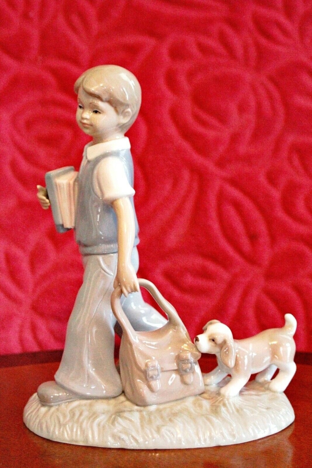 Vintage 'the Leonardo Collection' Porcelain Boy Figurine - Etsy