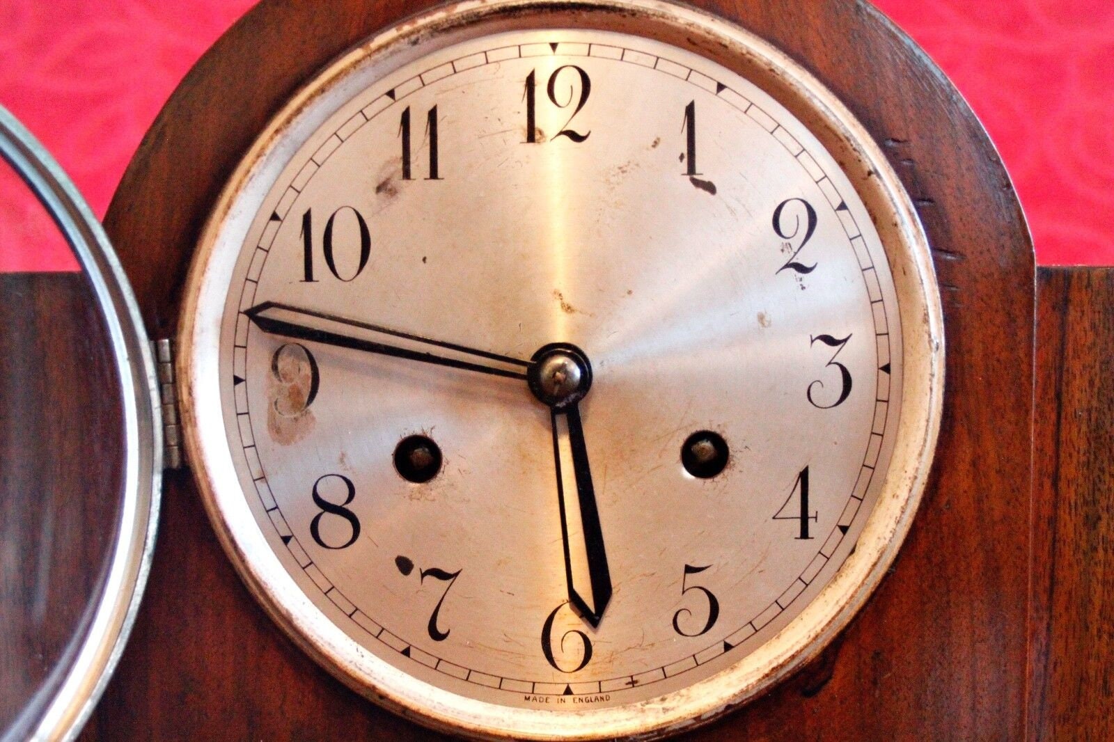Vintage English 'anvil' 8-day Striking Mantel Clock, Made in Perivale ...