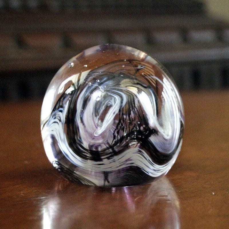 Purple Paperweight - Etsy