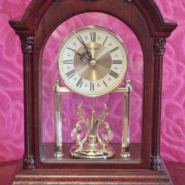 Seiko Mantel Clock - Etsy