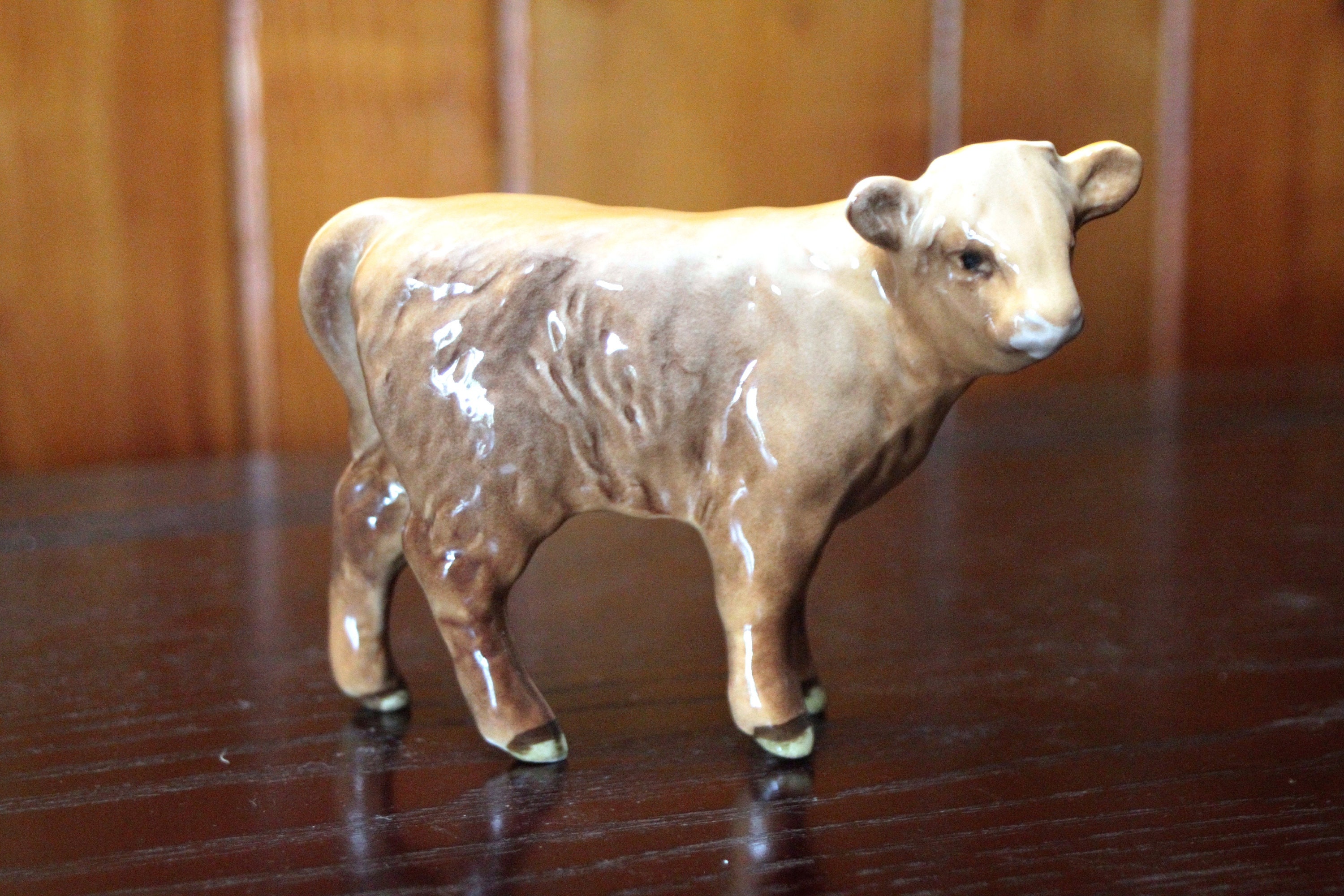 Vintage John Beswick Porcelain Calf Figurine - Etsy