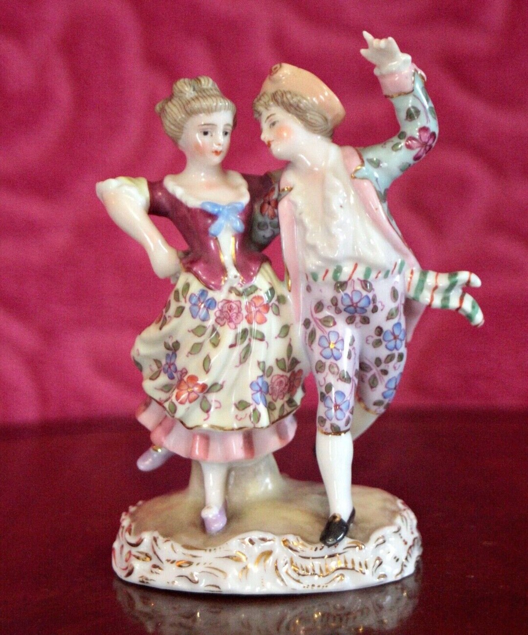 Antique German 'sitzendorf' Porcelain Group Figurine - Etsy