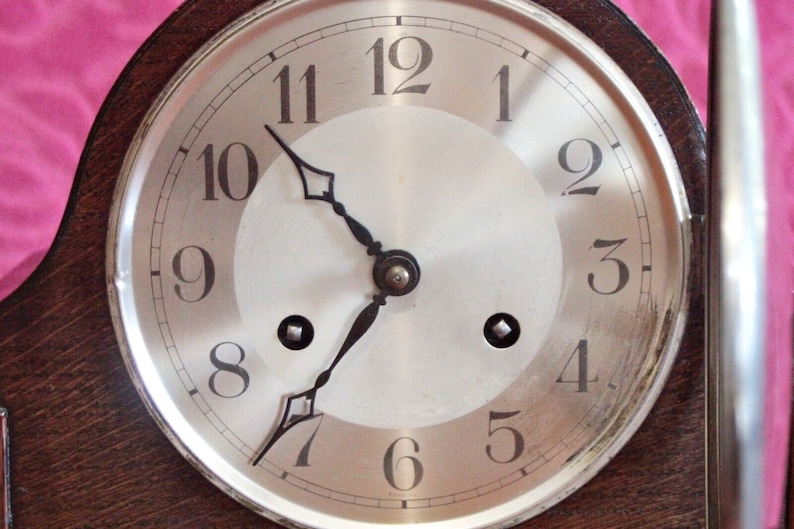 Antique German 'fhs 8-day Striking Mantel Clock - Etsy