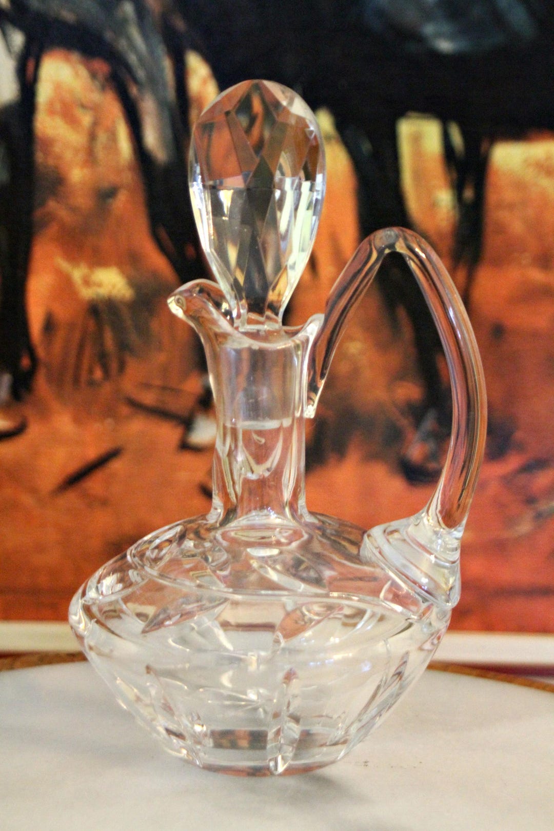 Vintage German Bleikristall Bavarian Heavy 24% Lead Crystal Cruet - Etsy