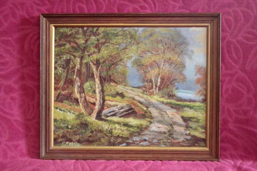 Vintage R. Morris Original Oil Painting - Etsy