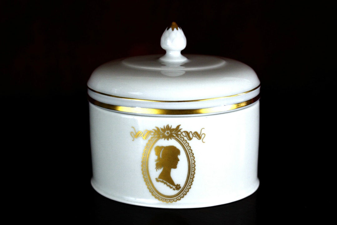 Vintage West Germany Forstenberg Porcelain Trinket Pot - Etsy