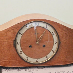 Vintage German 'mauthe' 8-day Striking Mantel Clock - Etsy